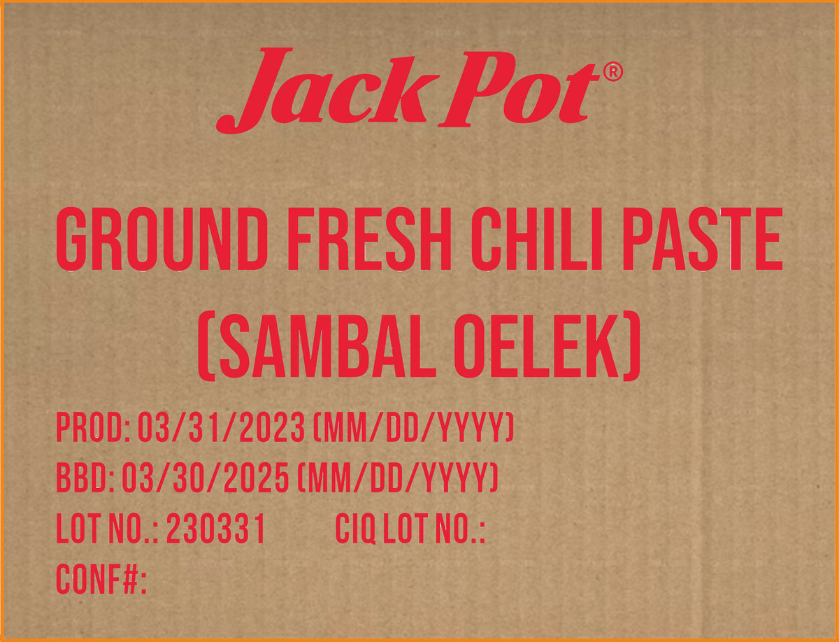 Ground Fresh Chili Paste - Chili | Jackpot - C. Pacific Foods