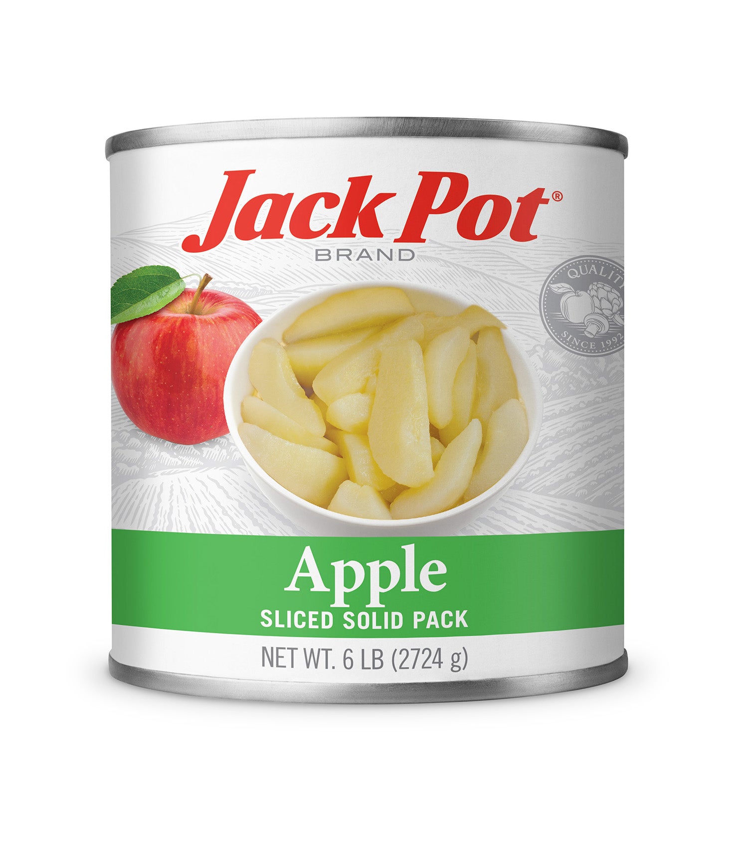Apple Sliced, Solid Pack - Fruit | Jackpot - C. Pacific Foods