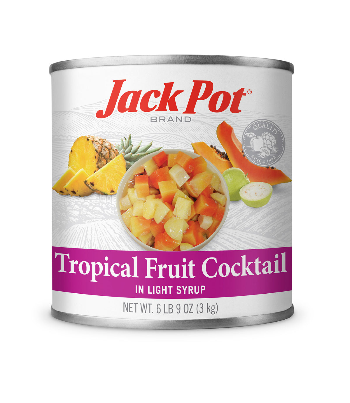 Fruit Cocktail in Light Syrup | Jackpot - C. Pacific Foods