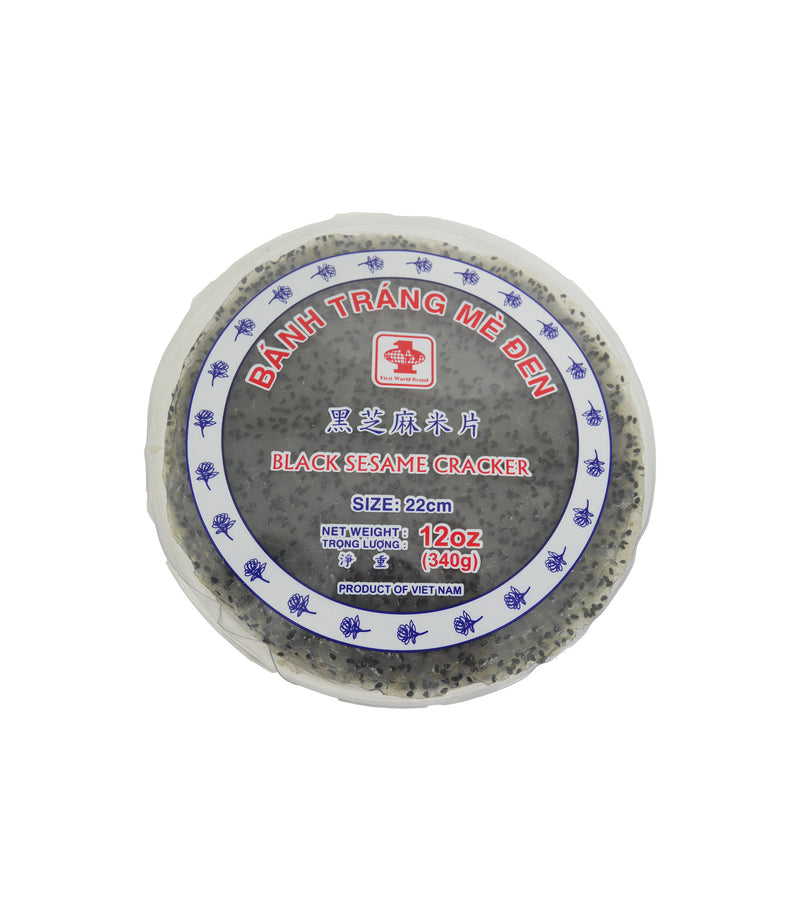 Black Sesame Rice Paper | First World - C. Pacific Foods