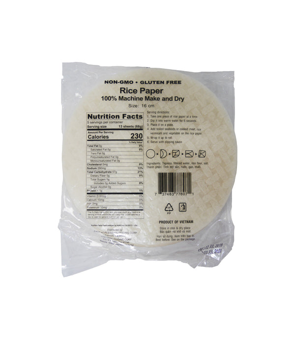 Rice Paper, Vietnam, 16 | Three Ladies - C. Pacific Foods