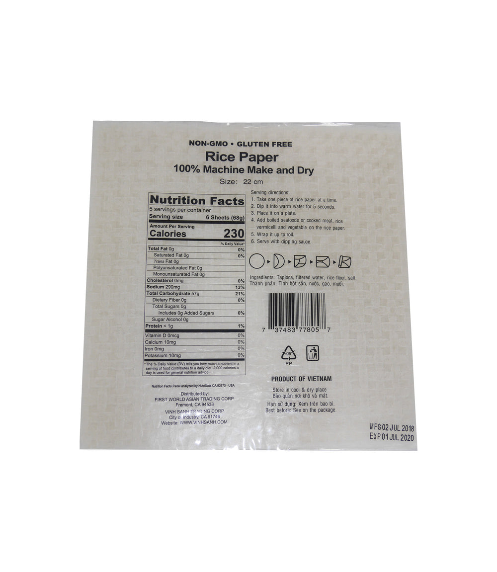 RICE PAPER, VIETNAM, SQUARE | Three Ladies - C. Pacific Foods